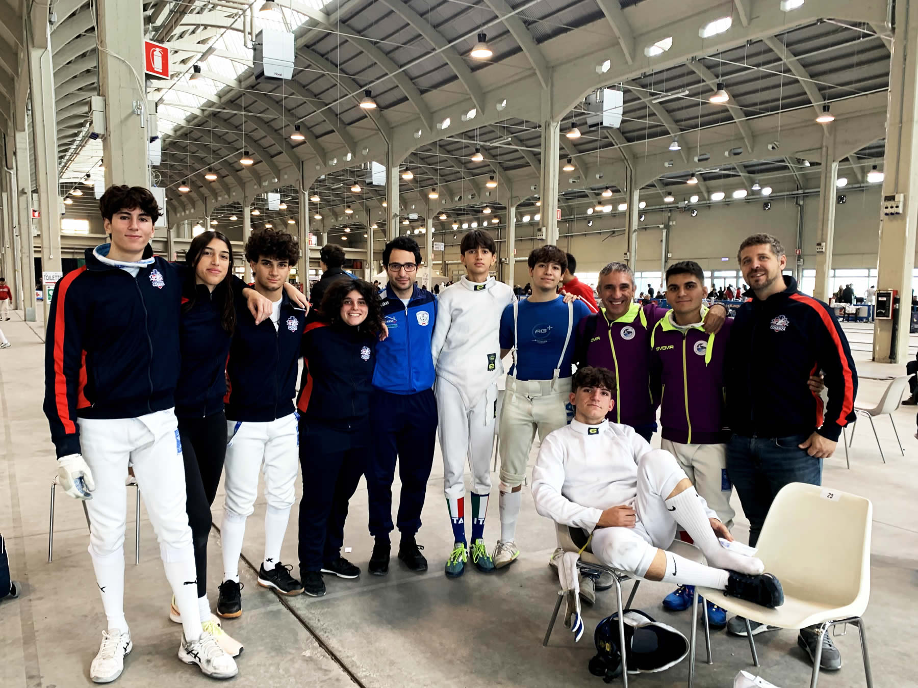 Prima Prova nazionale Cadetti e Giovani 2023/24 di spada: Dodaro in evidenza fra gli Under 20