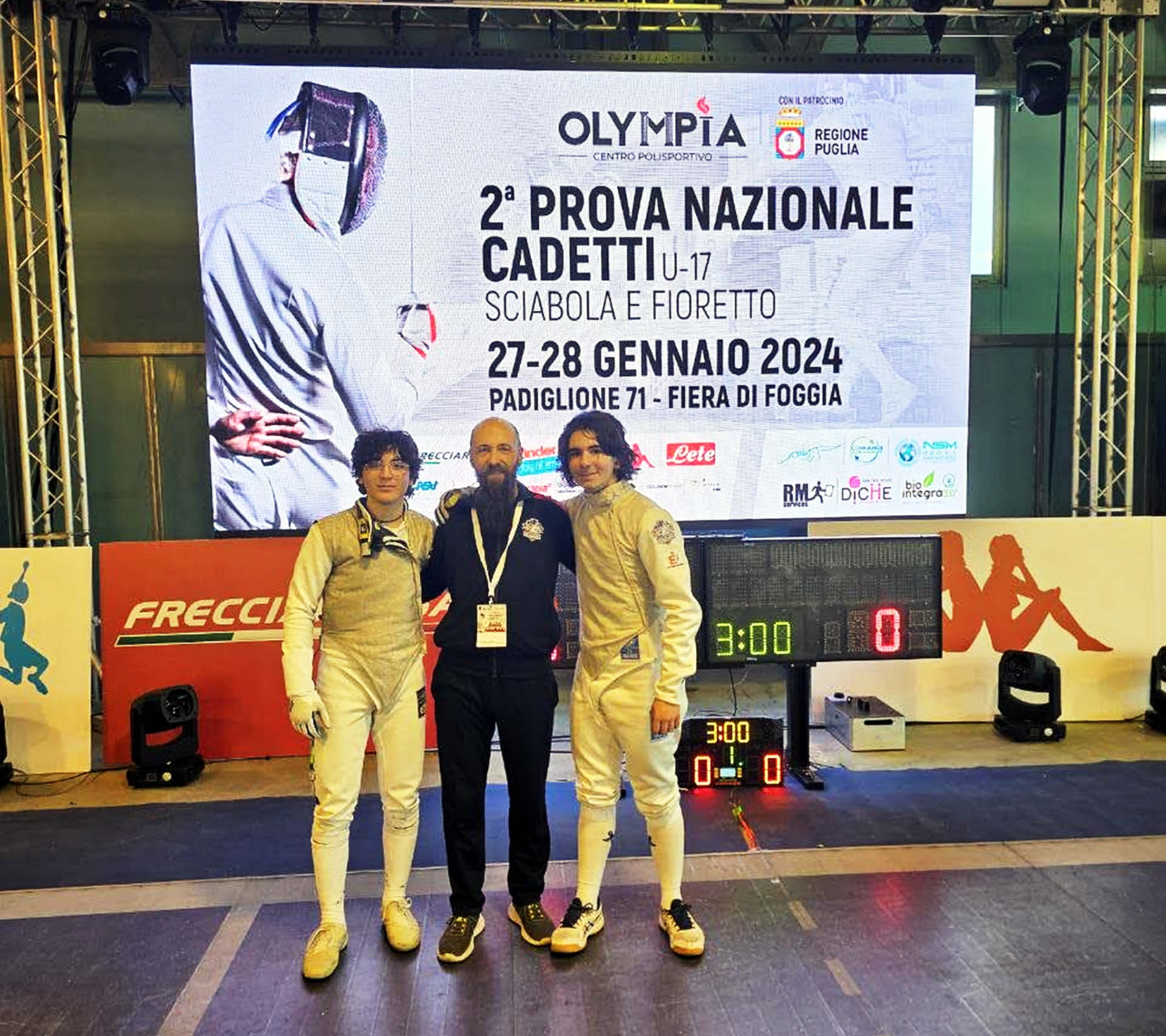 Ottima prova di Madeo alla Seconda Prova nazionale Cadetti di fioretto