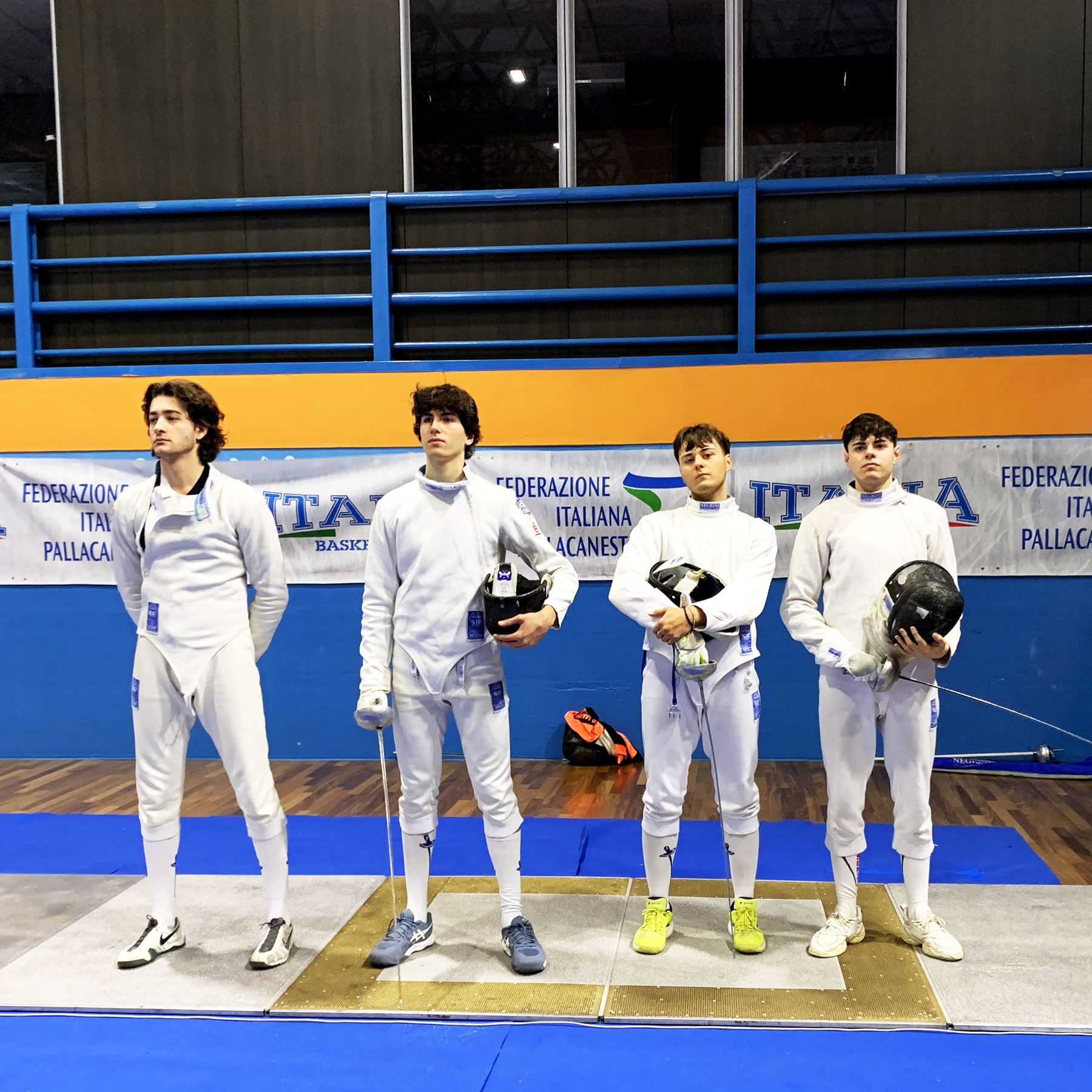 Promozione in Serie C1 per la nostra squadra di spada maschile